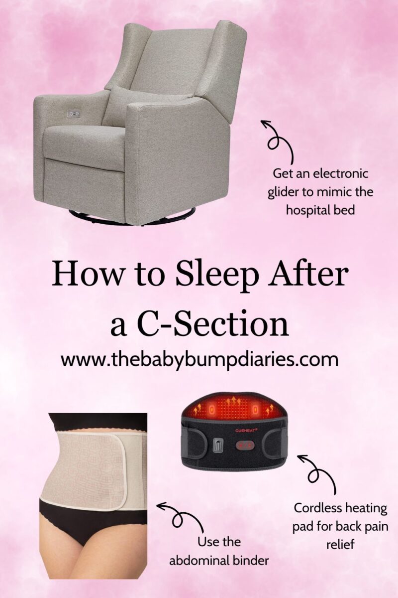 How to Sleep After a C-Section (10 Tips From a 3x Caesarean Mom) - The ...
